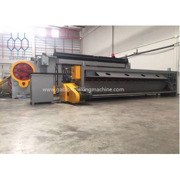 Quality Five Twist Automatic Plc Control System Gabion Mesh Machine For 4500mm Weaving for sale