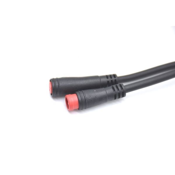 Quality PVC Connector Ebike Wire Harness 2Pin M8 IP65 MINI Waterproof for sale