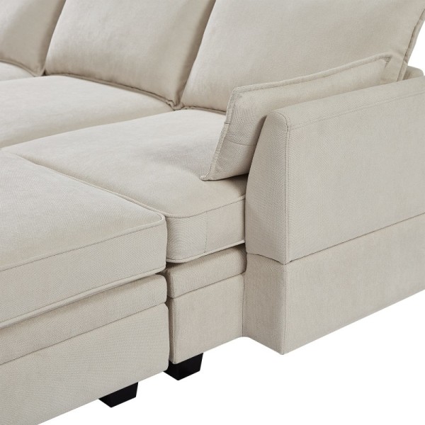 Quality Multifunctional Contemporary Modular Sofa Bed Extendable Breathable for sale