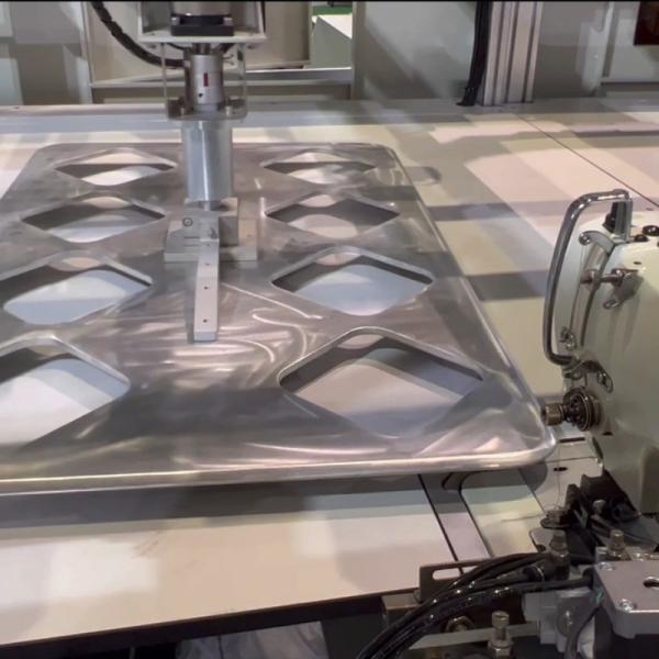 Quality Intelligent Home Textile Round Corner Towel Blanket Floor Mat Sewing Machine for sale