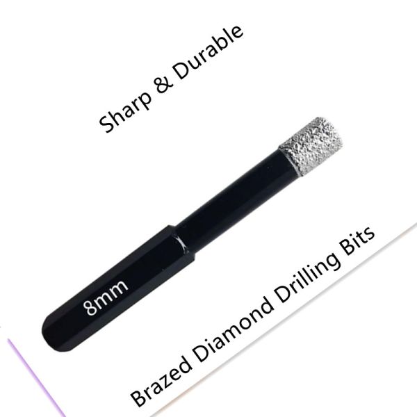 Quality Hexagon Diamond Burr Drill Bits For Stone Ceramics Drilling for sale