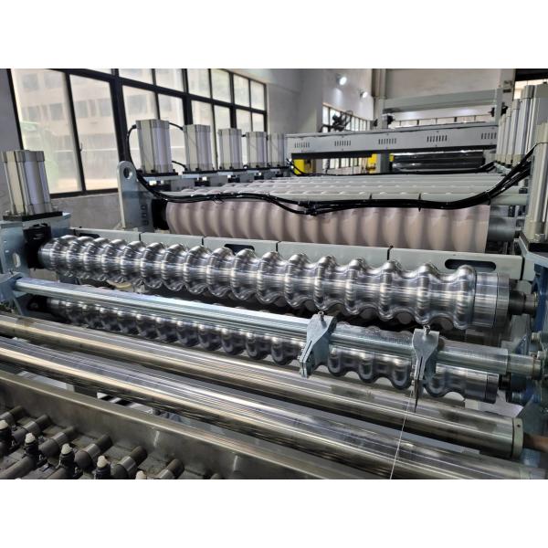 Quality PP Corrugated Wave Roof Tile Sheet Extrusion Machine Width 850-1050mm for sale