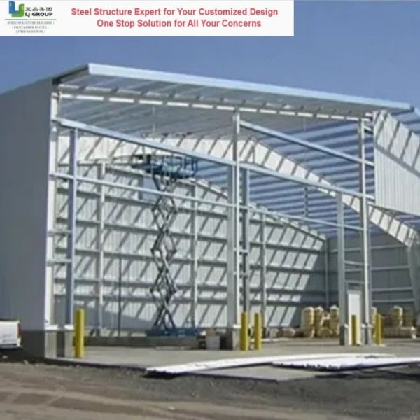 Quality Fiberglass Panel Steel Structure Building Frame Structure Windproof Anti for sale