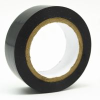 Quality Adhesive Black PVC Tape 50mm Wide Jumbo Roll High Voltage Electrical Insulation for sale