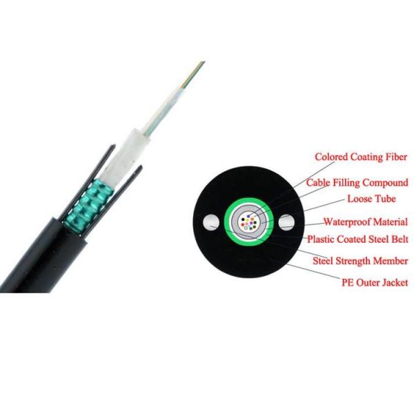 Quality GYXTW 8Core Aerial Fiber Optic Cable for sale