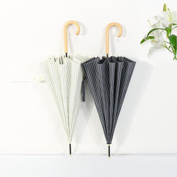 Quality 23inch*8k Adults Wooden Hook Umbrella with Simple Minimanist Design and for sale