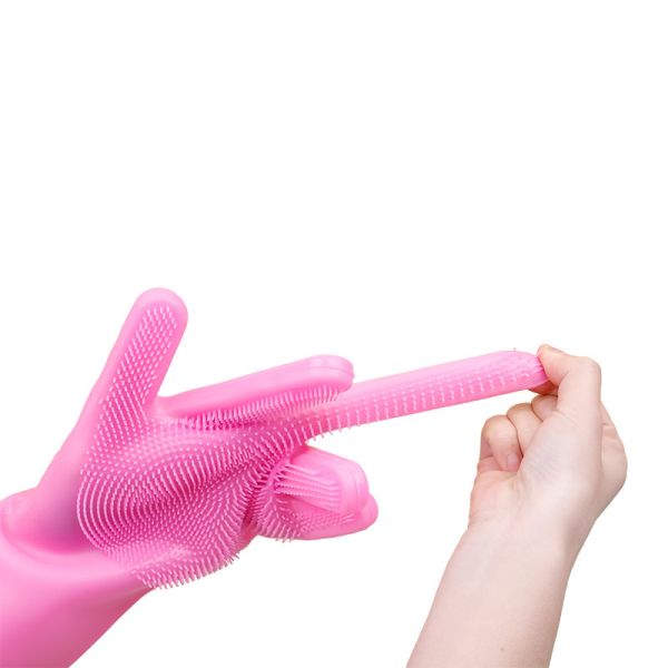 Quality Cleaning Magic Kitchen Household Silicone Dish Washing Gloves for sale