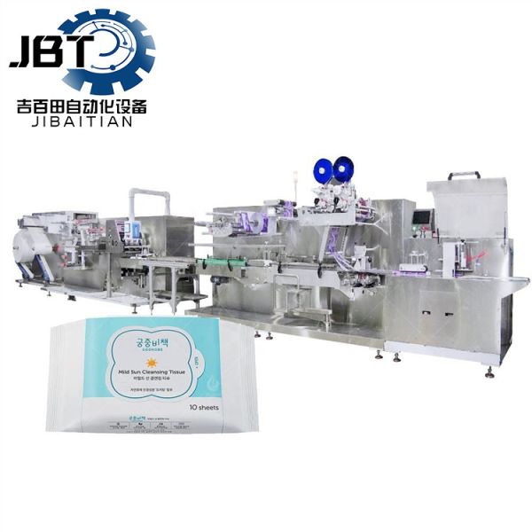 Quality Full Auto Wet Wipes Production Line Speed 160 Packages/min N-fold/Z-fold Types for sale