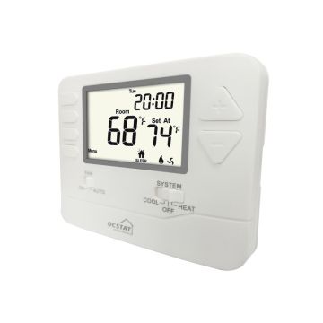 Quality Battery Power 24V AIr conditioning Room Thermostat , Digital Programmable for sale