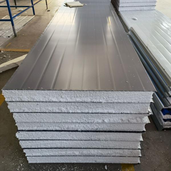 Quality 50mm EPS Sandwich Panel Insulated Steel Roofing Fireproof for sale