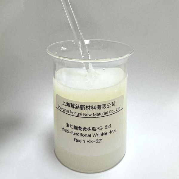 Quality Translucent Liquid Multi-Functional Wrinkle-Free Resin RS-521 for Improved Strength for sale