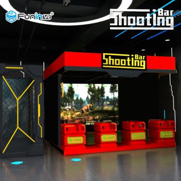 Quality Projector Screen Shooting Game Machine Real Sence Shooting Hunting Hero 4 for sale