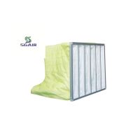 Quality Chemical Fibre Low Resistance H13 Hepa Filter Replacement , Hepa Media Filter for sale