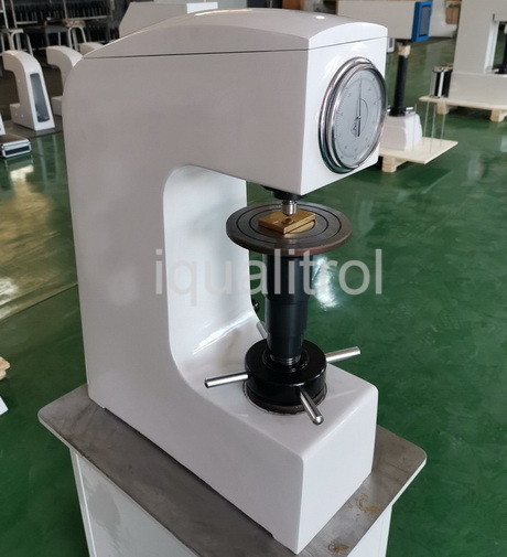 Quality Vertical Height 170mm Basic Manual Rockwell Hardness Testing Machine with for sale