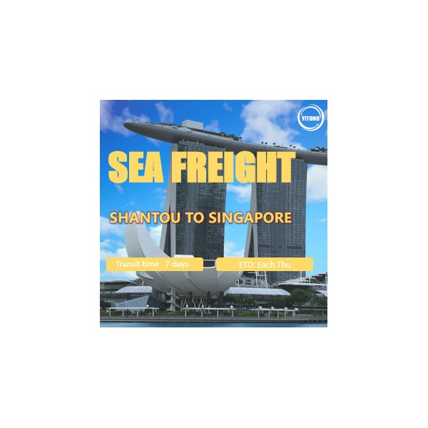 Quality International Sea Freight from Shantou to Singapore Port to Port for sale