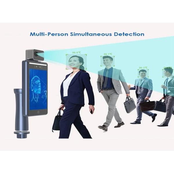 Quality IP67 Thermal Face Recognition Device Door Access Temperature Checker 0.5-1.5M for sale