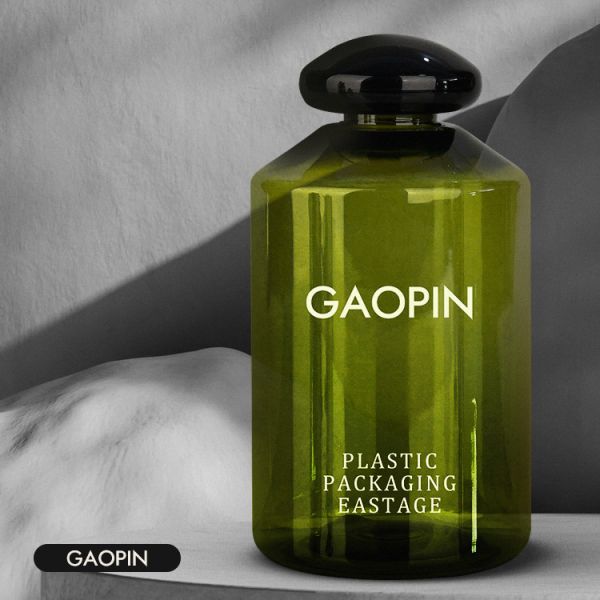 Quality 150ml Green Pet Plastic Bottle For Mouthwash Empty QS certification for sale