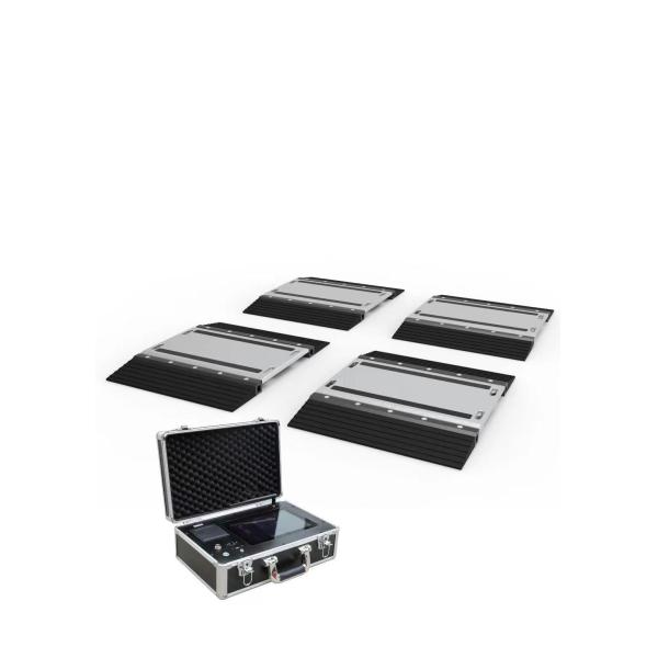 Quality Highway Portable Truck Weighbridge Weight Scale with 2 Axle Pads and 220v Power for sale