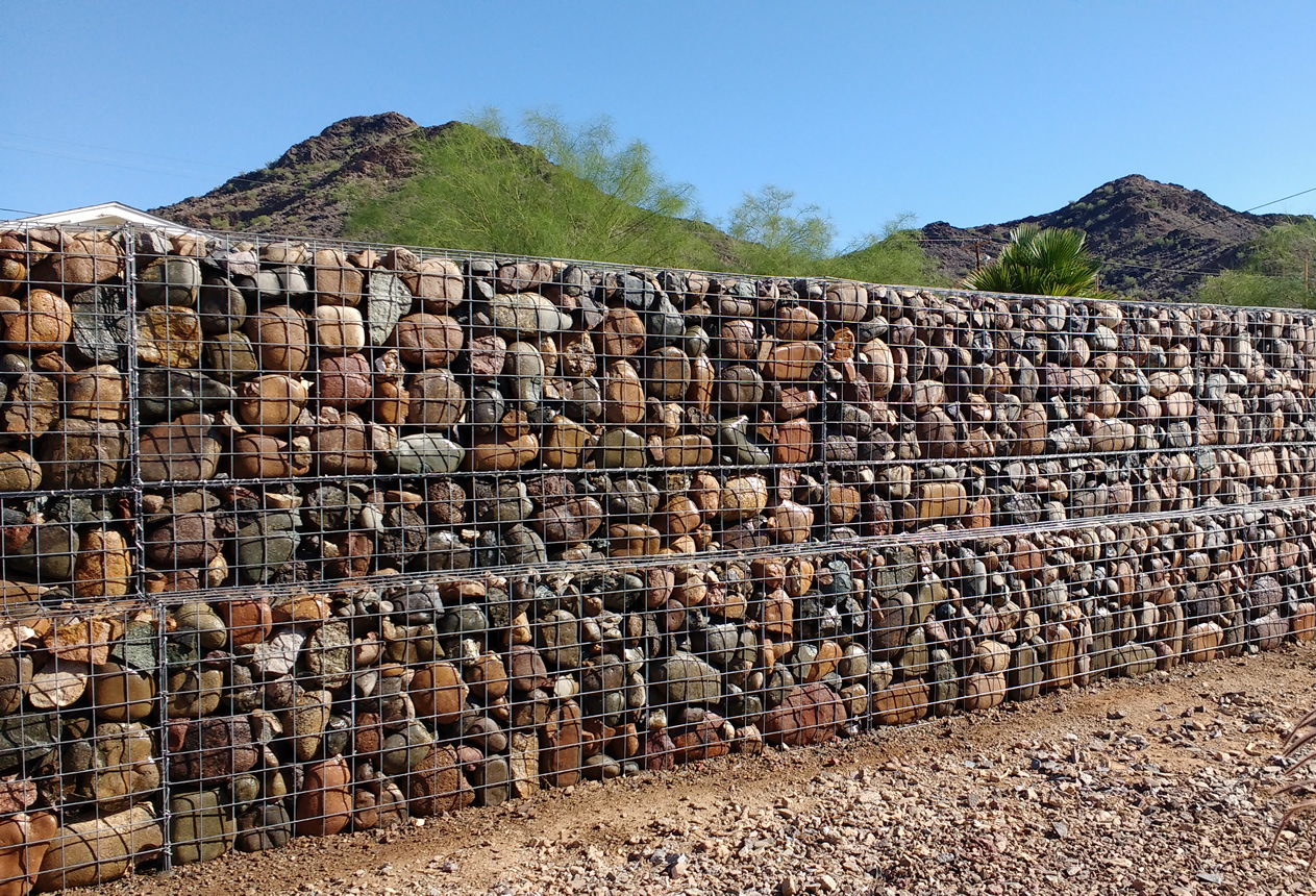 Welded Gabion Retaining Wall