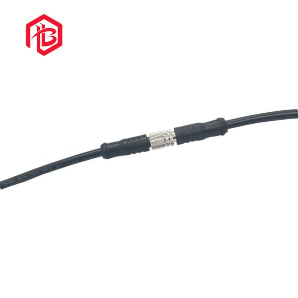 Quality Black Nylon 8A Circular Waterproof Male Female Connector for sale