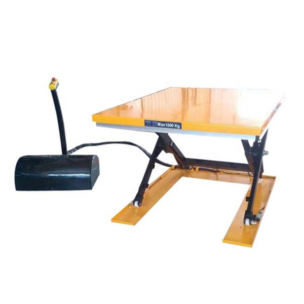 Quality 85mm 48 X 48 Low Profile Lift Table For Pallets Platform With Hydraulic Pump for sale
