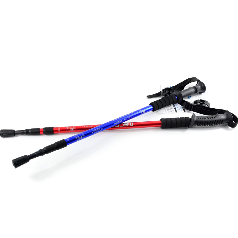 Outdoor Aluminum Camping Hiking Trekking Pole Lightweight Telescopic Walking Stick