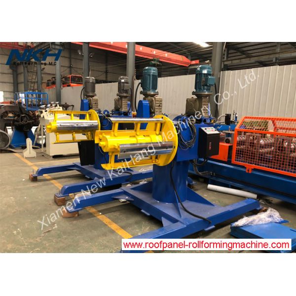 Quality Twin Head Driven Un Coiler Color Customized For Boltless Roofing Roll Former for sale