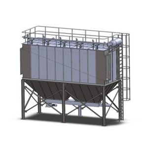 Quality 230 m3 4600 m3 Filter Area Industrial Bag Filter for Ash Filtration and Gas for sale