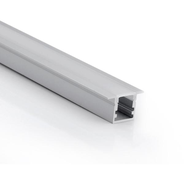 Quality Temper Extrusion 6063 T5 Led Strip Recessed Channel Sandblasting for sale