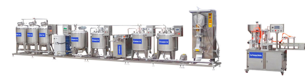 Complete Uht Milk Processing Packaging Plant Yogurt Production Line