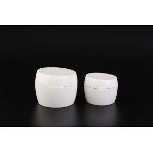 Quality 15ml-30-50ml Round Plastic Jars Luxury Packaging Round Cream Jar for sale