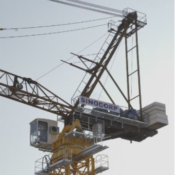 Quality Luffing Jib Tower Crane 12 Ton 16 Ton for sale