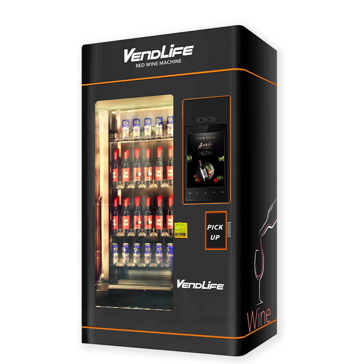 Quality Mixed Drink Wine Vending Machines MDB System 140-168 Items Capacity for sale