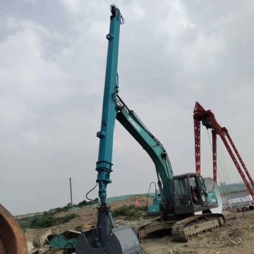 Quality Customization 27m Overlength long boom clamshell telescopic arm for excavator for sale