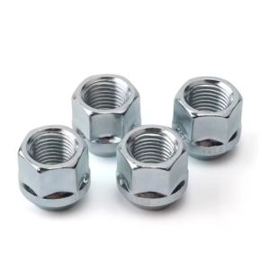 china Premium Carbon Steel Open End Lug Nuts for Vehicle Tire Replacement