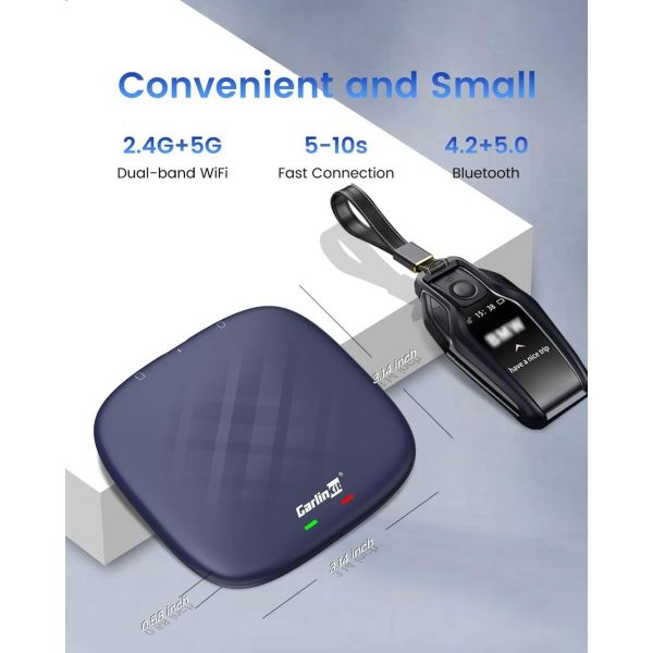 Quality 4GB 64G 8 Core Android 13 Carplay Android Auto Ai Box Wireless Adapter Carlinkit for sale