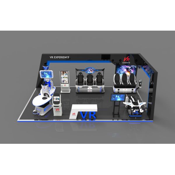 Quality Unique Iron / Fiberglass Standing Up 9D VR Theme Park Customized Colour for sale