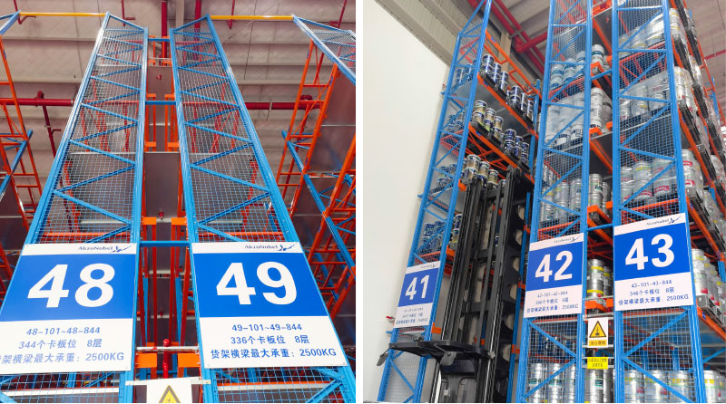 VNA Rack Or Very Narrow Aisle Rack High Density Warehouse Storage Racking