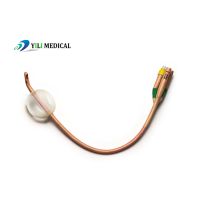 Quality ISO 3 Way Latex Foley Catheter Balloon 60-80ml Practical Nontoxic for sale