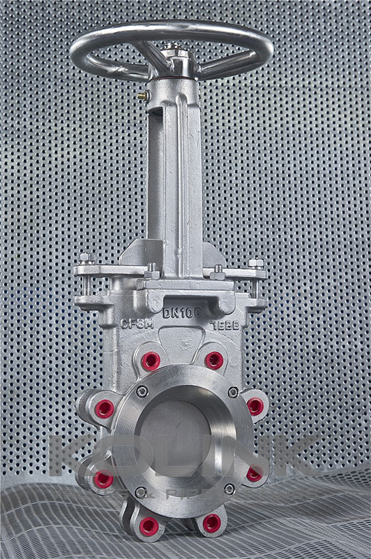 Quality Wear-Resistant Knife Gate Valve with SS or Ni-hard Cone for sale
