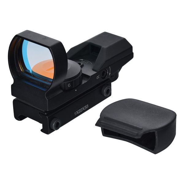 Quality Versatile 1X22X33 Tactical Red Dot Reflex Sight For Optical Red Dot Scope Matte Black for sale