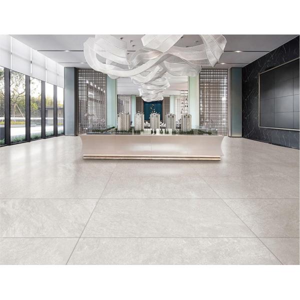 Quality Full Body Porcelain Floor Tiles 600x1200mm Non-Slip Grey Rustic for sale