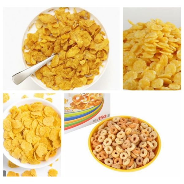Quality Puff Corn Flake Making Machine Large Capacity 500 - 1000 Kg/H for sale