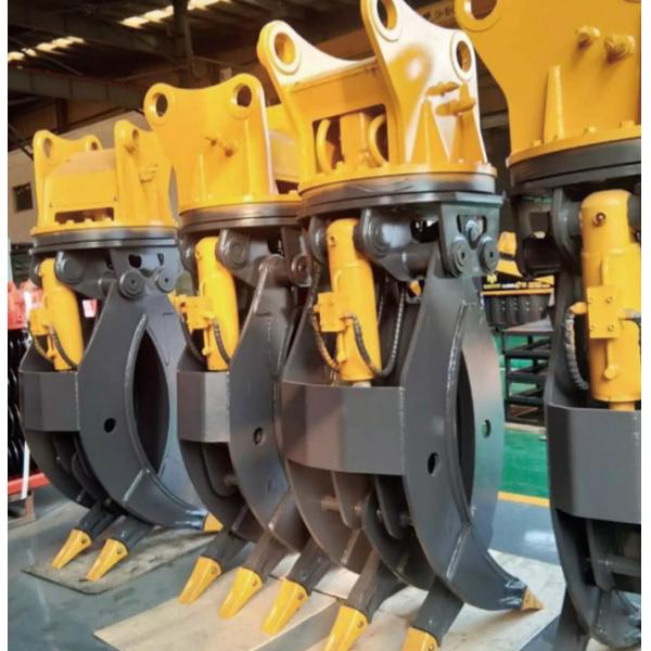 Quality Q355B High-Quality 47'' Excavator Hydraulic Ratating Grapple Customizable Color for sale