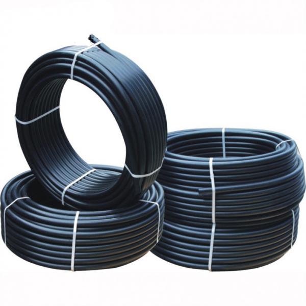 Quality Black HDPE Water Supply Drain Pipes PE100 Plastic 100 Meters for sale