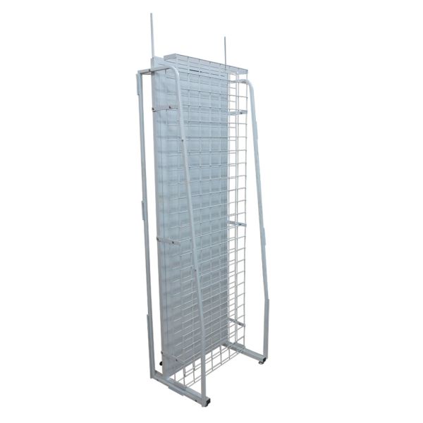 Quality Snack Shelf Biscuits Stand Metal Wire Mesh Display Rack for sale