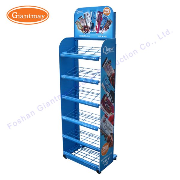 Quality Potato Chip Wire Racks Snack Display Wire Baskets Stand for sale