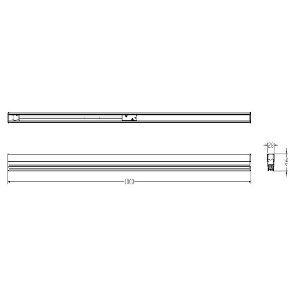 Quality DC24V Waterproof Outdoor LED Linear Lighting Strips IP65 120° Beam Angle for sale