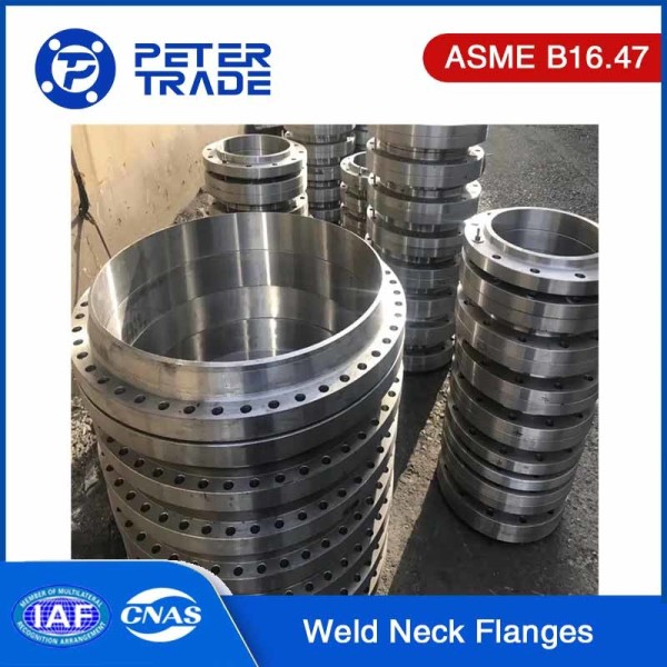 Quality ASME B16.47 Series B Large Diameter Carbon Steel Weld Neck Flange /Blind Flange Class 150 For Tube and Pipelines for sale