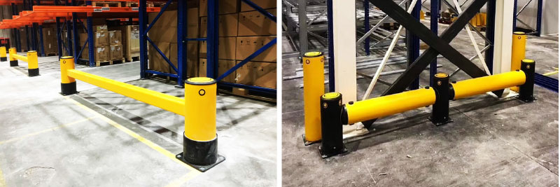 Racking Upright Protectors  Rack End  Protector Guard  Warehouse Safety Bollard